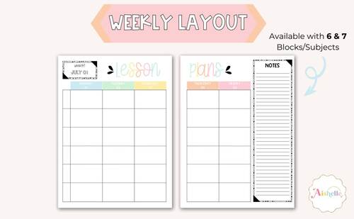 Printable Teacher Planner 2024-2025 | Teacher Binder | Pastel Teacher ...