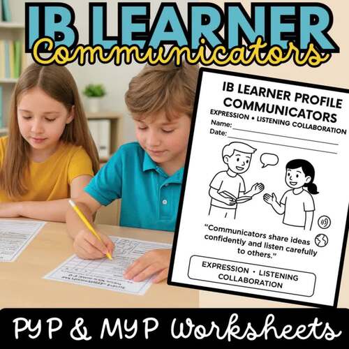 IB Learner Profiles Printable | Communicators Activities & Worksheets ...