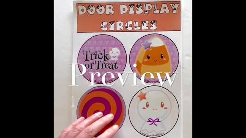 FREE! Halloween Kindergarten Door Decor | Display | Cute | TpT