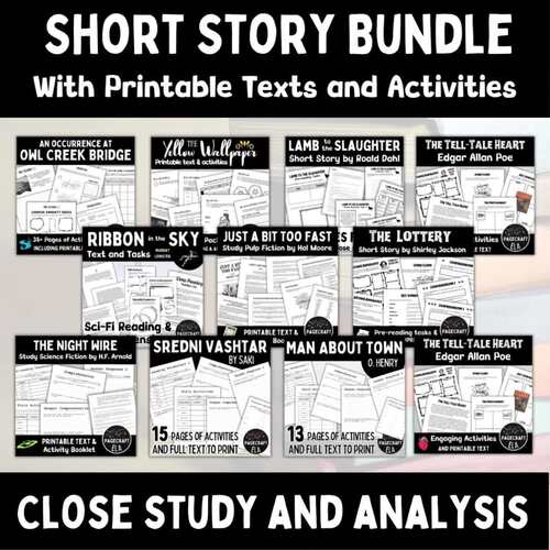 Short Story BUNDLE with Saki, HF Arnold, O Henry, CP Gilman, Bierce and ...