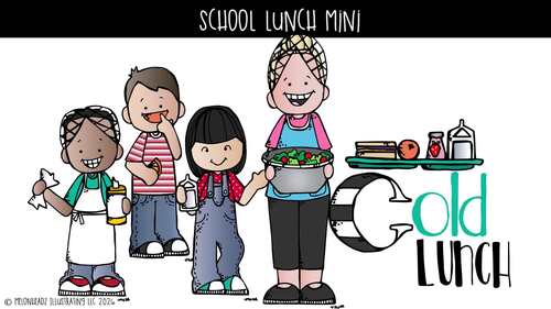 School Lunch clip art, staff Mini by Melonheadz Clipart | TPT