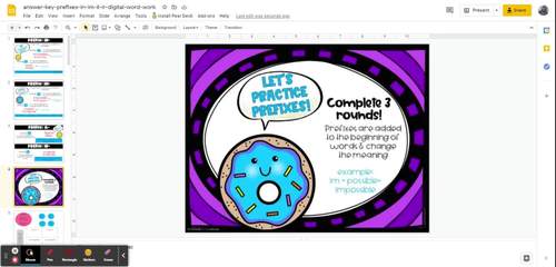 Prefixes: in, im, il, & ir Digital Word Work by SkatingThroughLiteracy