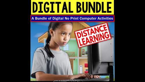 Special Education Digital Learning BUNDLE Math and Reading Activities