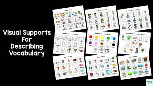 Visual Supports for Describing Vocabulary in Speech and Language Therapy