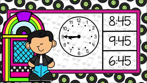 Giggly Games Rock Around the Clock Quarter Till GOOGLE SLIDES Distance ...