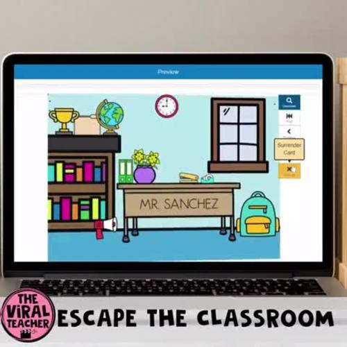 Kindergarten End of the Year Math Review Escape Room Boom Cards™