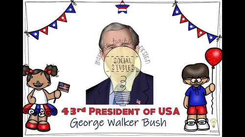 43rd President of the United States of America George Bush Mini-book ...