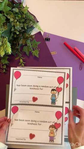 Random Acts of Kindness Certificates - Valentine's Day Theme by BXC ...