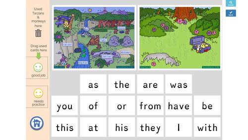 "Jungle Jungle" - Fry High-Frequency by Orton-Gillingham Troll Games