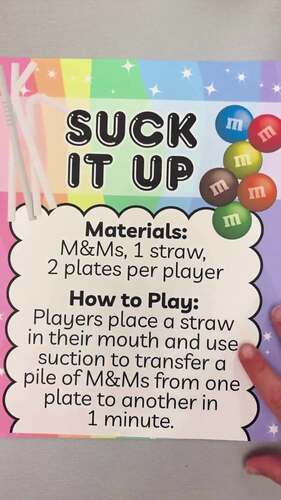 Minute to Win It Printable Games | End of the Year Classroom Celebration