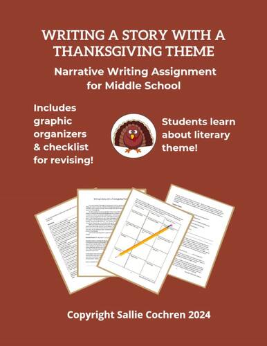 Writing a Story with a Thanksgiving Theme, Narrative Writing Prompt ...