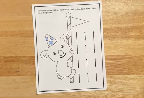 Tracing Lines for Preschool and Kindergarten Fine Motor Skills With ...