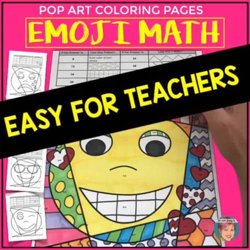 Emoji Math Coloring Pages
