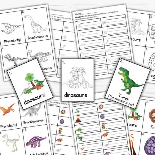 Dinosaur Write the Room | Fun & Engaging Literacy Activity by PrimaryPals