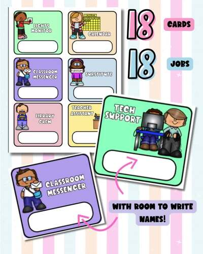 CLASSROOM JOBS 2: Leadership Roles in the classroom! by La Llama Bilingue