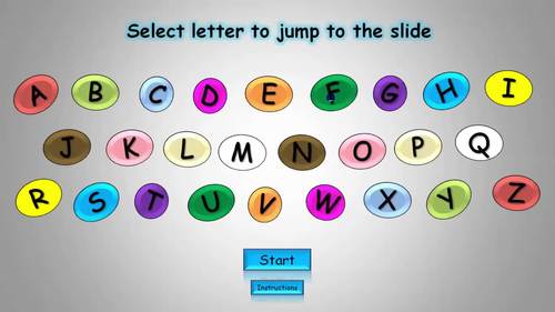 A-Z Letter hunt game by Shwetha Vijay | TPT