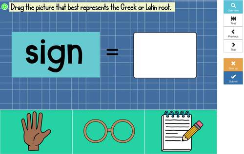 Distance Learning Greek and Latin Roots BOOM CARDS Set 3 by Teaching ...