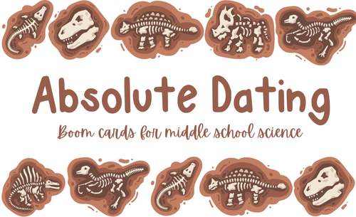 Absolute Dating Boom Cards for Middle School Science by JayZee | TpT