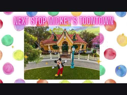 Disneyland Disney Day Slides- Disney Day Virtual Field Trip by PreK Paws