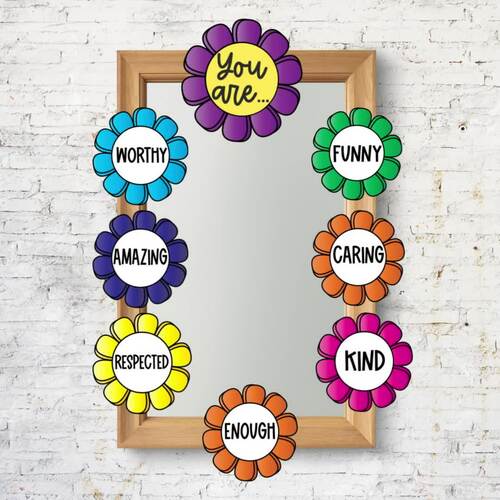 Flower Student Affirmation Station - Positive Message Signs - Classroom ...