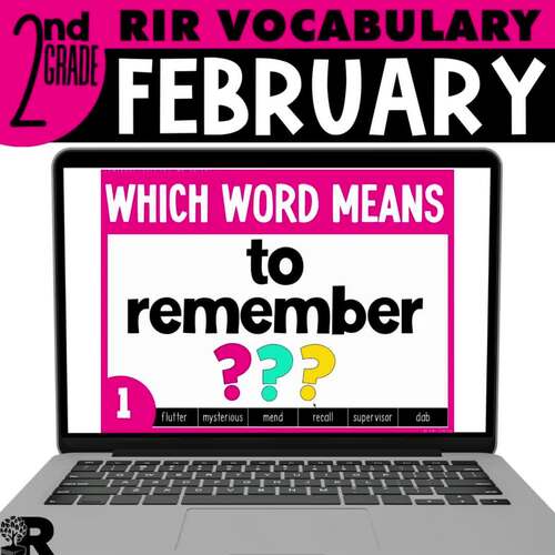 February 2nd Grade Vocabulary Slides & Activities with Digital Resources