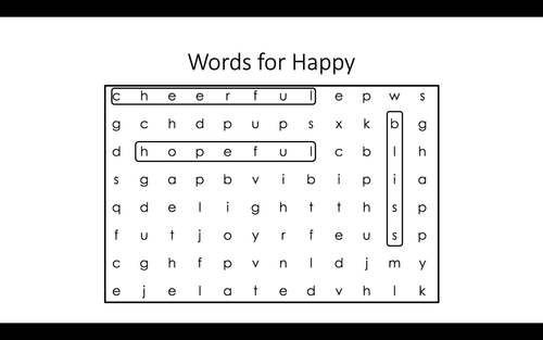 Feelings Word Searches [Zones of Self Regulation Activities] by ...