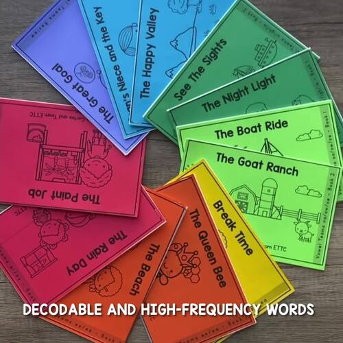 Decodable Readers - Long Vowels (Vowel Teams) Science of Reading