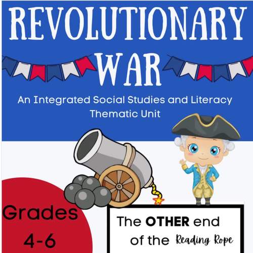 American Revolutionary War - reading comprehension for grades 4-6