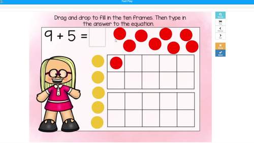 Make Ten Strategy - Boom Cards by Teaching with Kaylee B | TPT