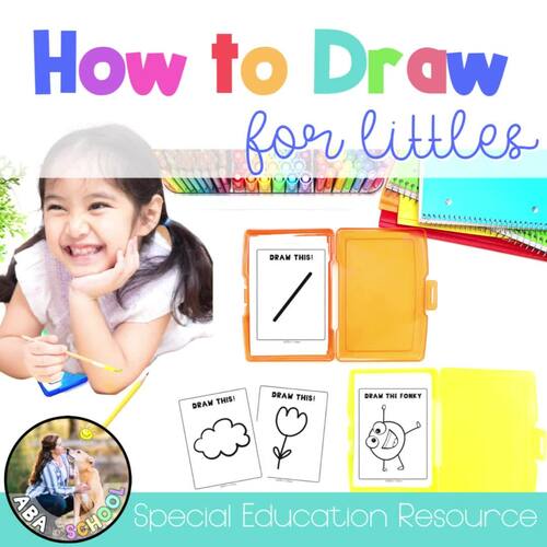 Preschool How to Draw Activities - Directed Drawings for Fine Motor skills