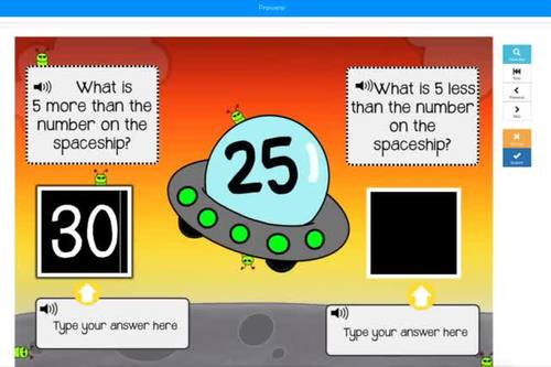 5 More, 5 Less Mental Math Boom Cards™ Digital Task Cards | TPT