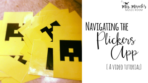 Plickers App Tutorial by Aileen Miracle | TPT