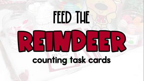 Christmas Math Center Preschool, Pre-K, Kindergarten - Feed the ...