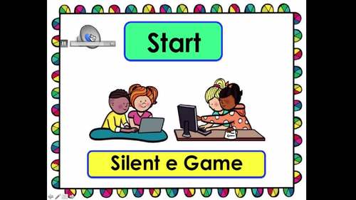 Silent e GAME for PowerPoint: Self-Checking WITH SOUND | TpT
