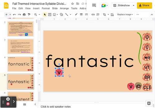 Fall Phonics Syllable Division 3 Syllable Words for First Grade: Google ...