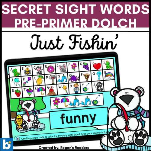 Pre-Primer Winter Sight Words Activity - Mystery Words by Rogan's Readers