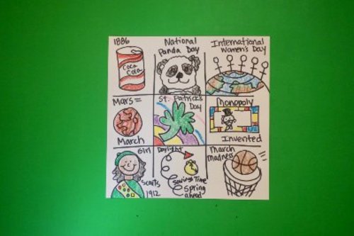 Let's Draw 9 Things about March! by Patty Fernandez Artist | TpT