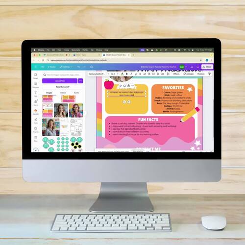 Pastel Bright Meet the Teacher Template | Open House Back to School