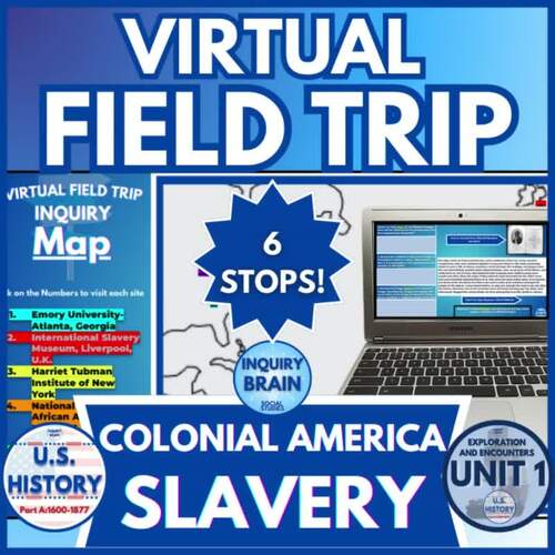 Slavery Sites Virtual Field Trip, Colonial Slave Experience, Middle Passage