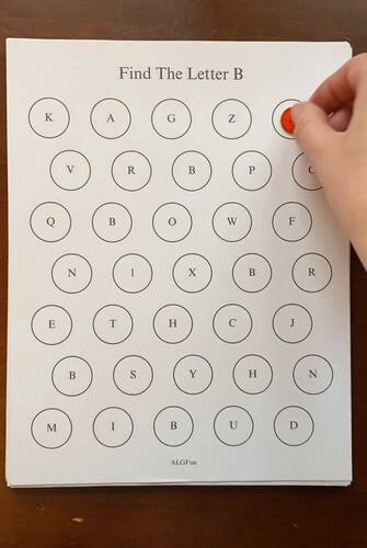 Find The Letter ABC, Letter Recognition Language Development Phonics ...
