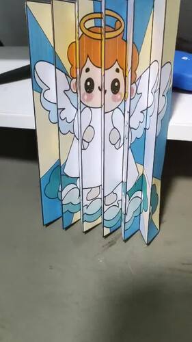 Guardian Angel Crafts Agamograph Art Posters 2D Christmas Nativity ...
