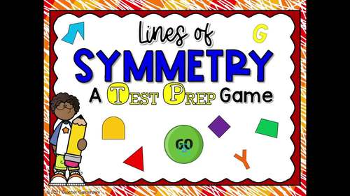 Line of Symmetry Test Prep Game by Teacher Gameroom | TpT