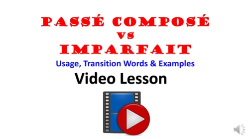 Imparfait vs Passe Compose Usage Comparison: French Video Lesson Imparfait vs Passe Compose Usage Comparison: French Video Lesson