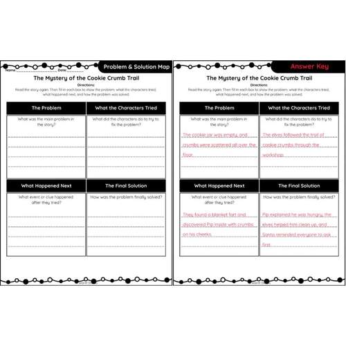 Christmas Reading Passage: Cookie Crumb Trail Comprehension (Grade 3–4)