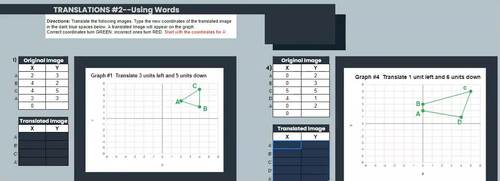 Transformations: Translations Digital and Print Activity | TPT