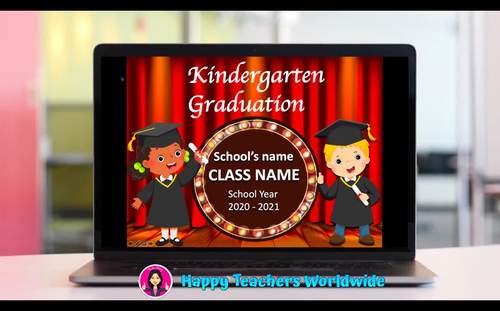 Kindergarten Graduation Ceremony Powerpoint Slideshow | TPT