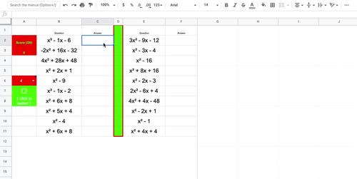 Fun Christmas Math: Quadratic Factoring Mystery Meme Reveal by Play