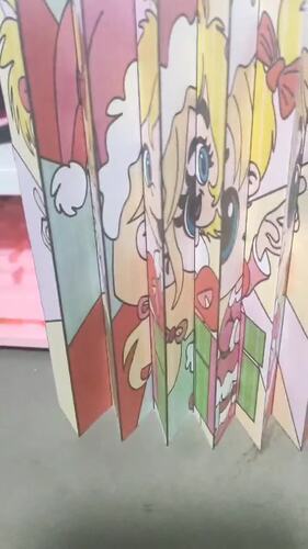 Christmas Crafts Cindy Lou Who Agamograph Art posters 2D X'mas Activities