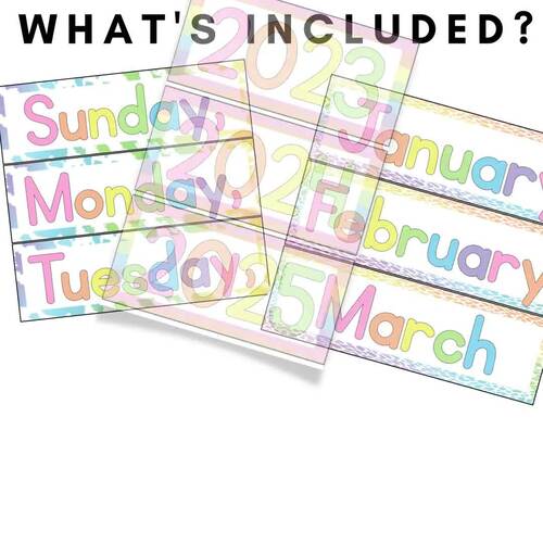 Hey Lisa! Bright & Happy Flip Calendar | Editable | *NEW | TPT