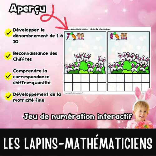 Pâques. Lapins-Mathématiciens – Mission Carottes Magiques | TPT